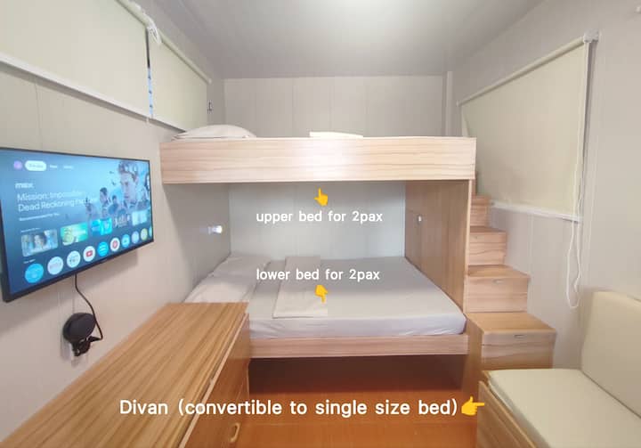 Rcs Homestay Bacolod  
5-person Aircon Room - Bacolod
