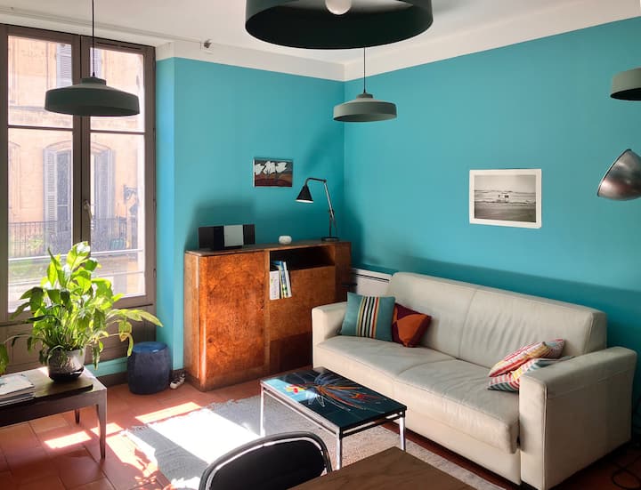 Appartement Centre-ville, Confortable & Coloré - Arles