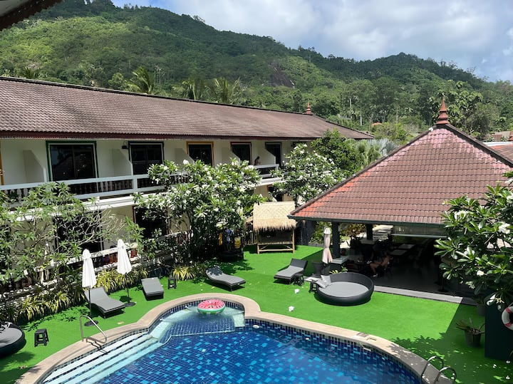 Big Tropical Palm Suite With Mountain View - Ko Samui