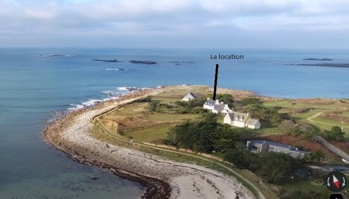 Maison Accès Direct Mer. Presqu'île De Landrellec - Bretagne