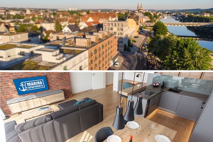 3 Raum Apartment, Klimaanlage, Sauna, - Regensburg