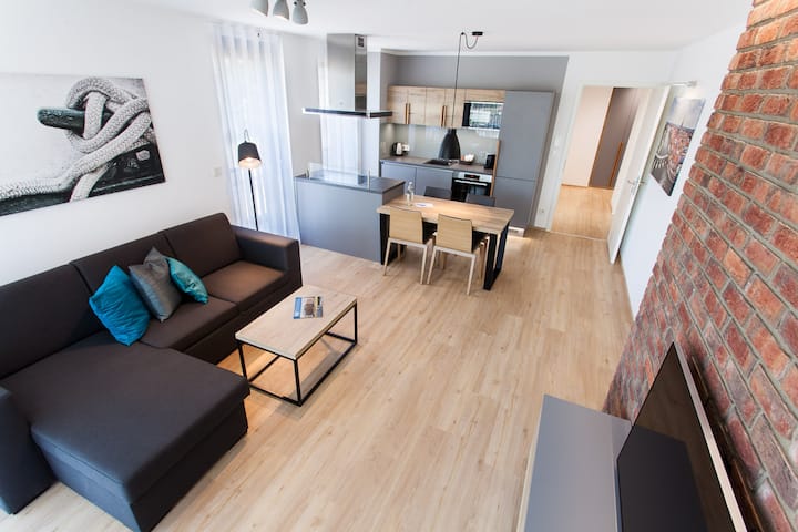 3-zi.-apt, Neubau, Balkon, Zentral, Donaublick - Regensburg