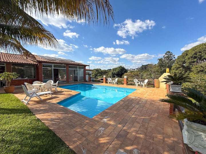 Refúgio Em Itupeva: Piscina, Gourmet E Lareira. - Itupeva