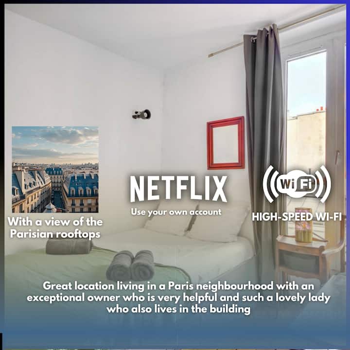 Paris Rooftop Views Cosy Central - Paris