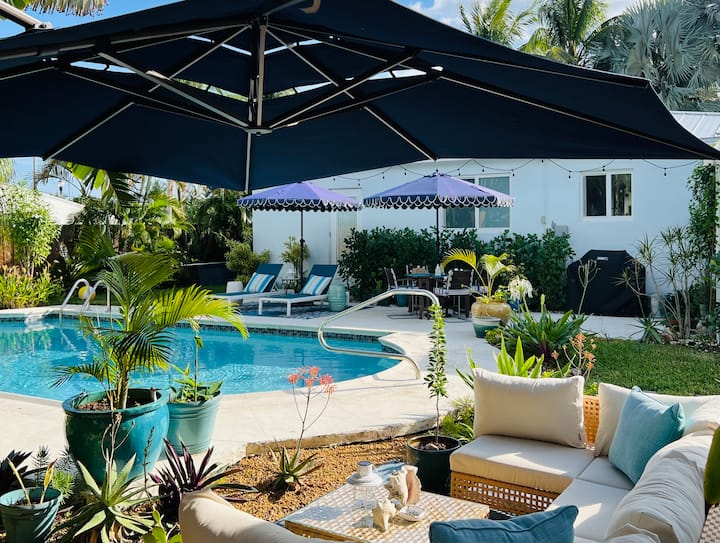 Clean Modern Suite:pool+tropical Gardens:safe Area - West Palm Beach, FL