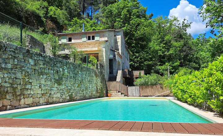 Mas Teresinha - Ardèche Sud, ~10 Personnes - Largentière