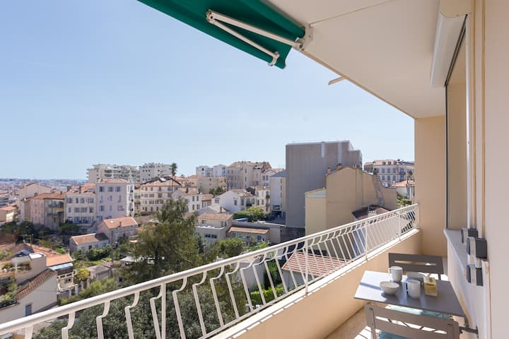 Perchoir : Balcon, Vue Sur La Ville, Palais&plages - Cannes