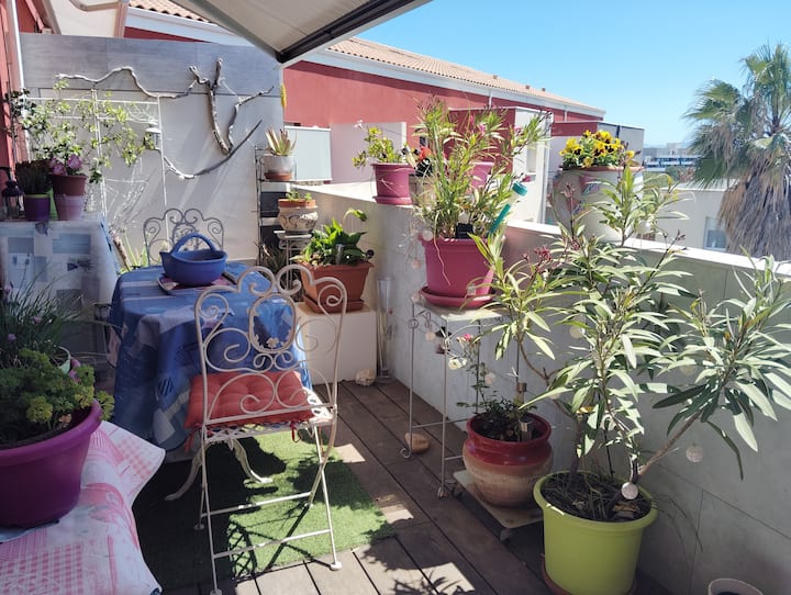 La Plage A 700m Duplex Haut De Gamme Avec Vue - Canet-en-Roussillon
