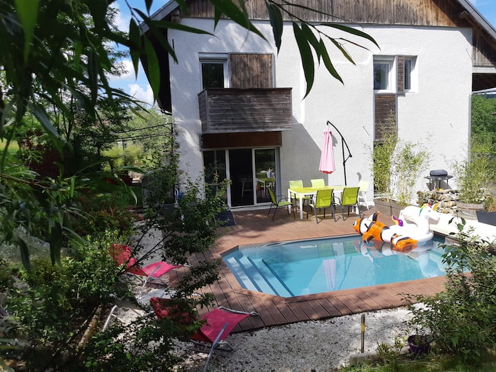 Triplex 165m2 Dans Ferme Rénovée, Piscine Chauffée - Epagny