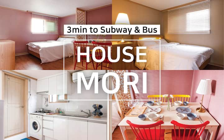 3min To Subway & Bus / 2~4 Guests / Mori_801 - Séoul