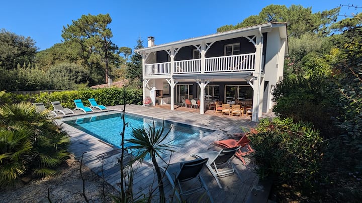 Magnifique Villa Chambres A/c Et Piscine Chauffée - Cap Ferret