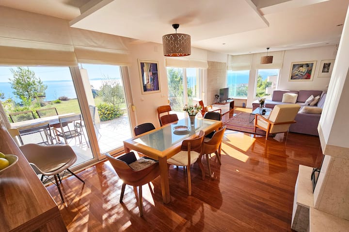 Luxury Penthouse With Private Garden And Seaview - Podstrana