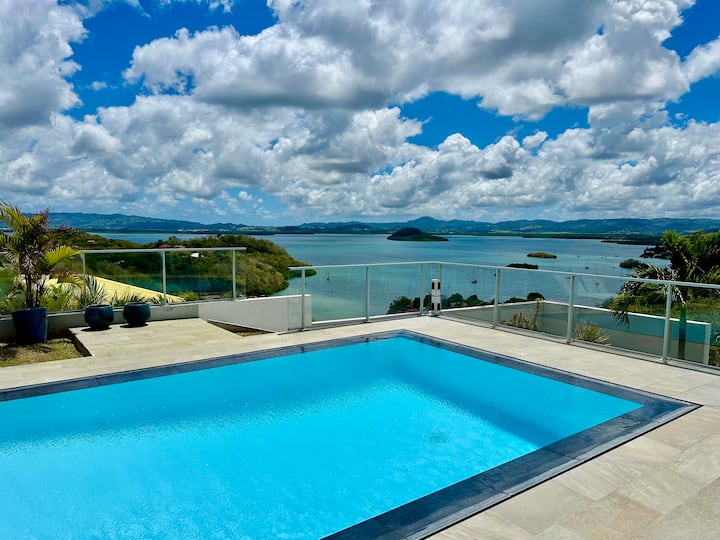Villa De Luxe Vue éPoustouflante, Piscine Chauffée - Fort-de-France