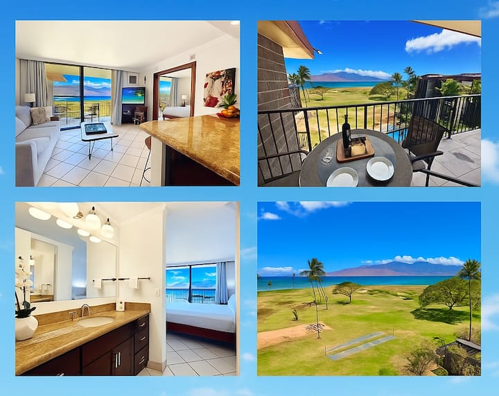 Prestigio * Frente Al Mar * Excepcional * Actualizaciones 2 Habitaciones / 2 Baños - Maui