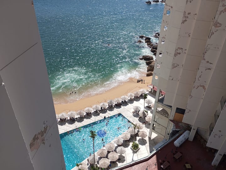 Vista Al Mar + Alberca | Acapulco Frente A Playa - Acapulco