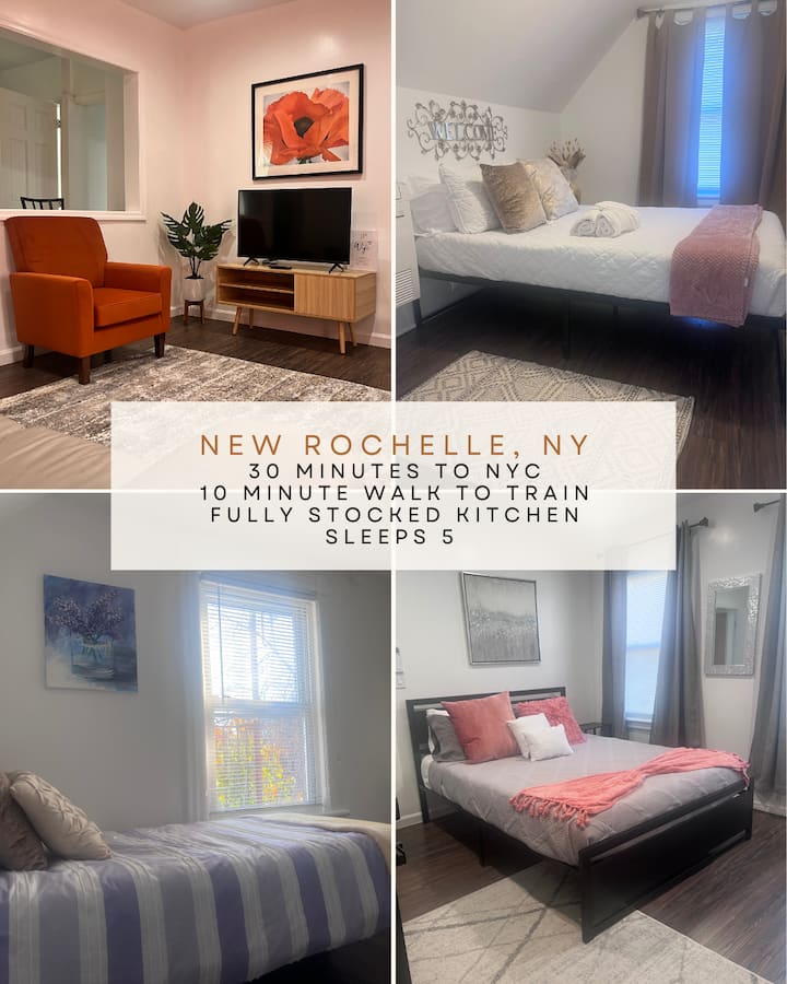 Chic Retreat- 3 Bdrm->near Nyc - Nouvelle-Rochelle, NY