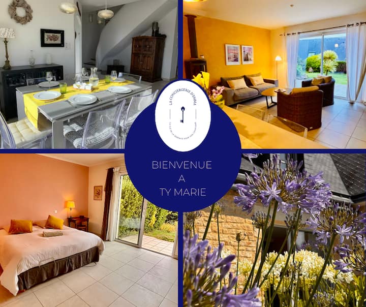 Maison/8 Pers/2 Sdb/jardin/ Proche Plage Et Centre - Plouharnel