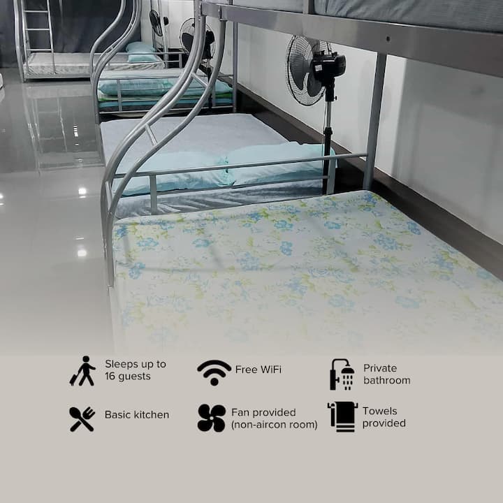 Non Aircon Budget Barkada Flat - Bacolod