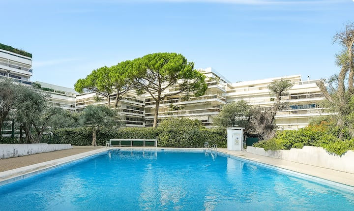 Mas Du Tanit - Studio, 4p, Terrasse & Piscine - Juan-les-Pins