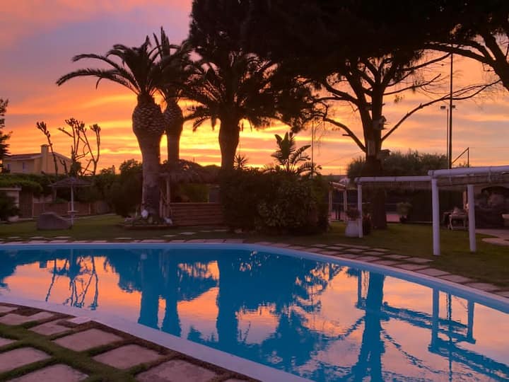 Villa Oleandra Quartu S.e. / Private Pool & Tennis - Cagliari