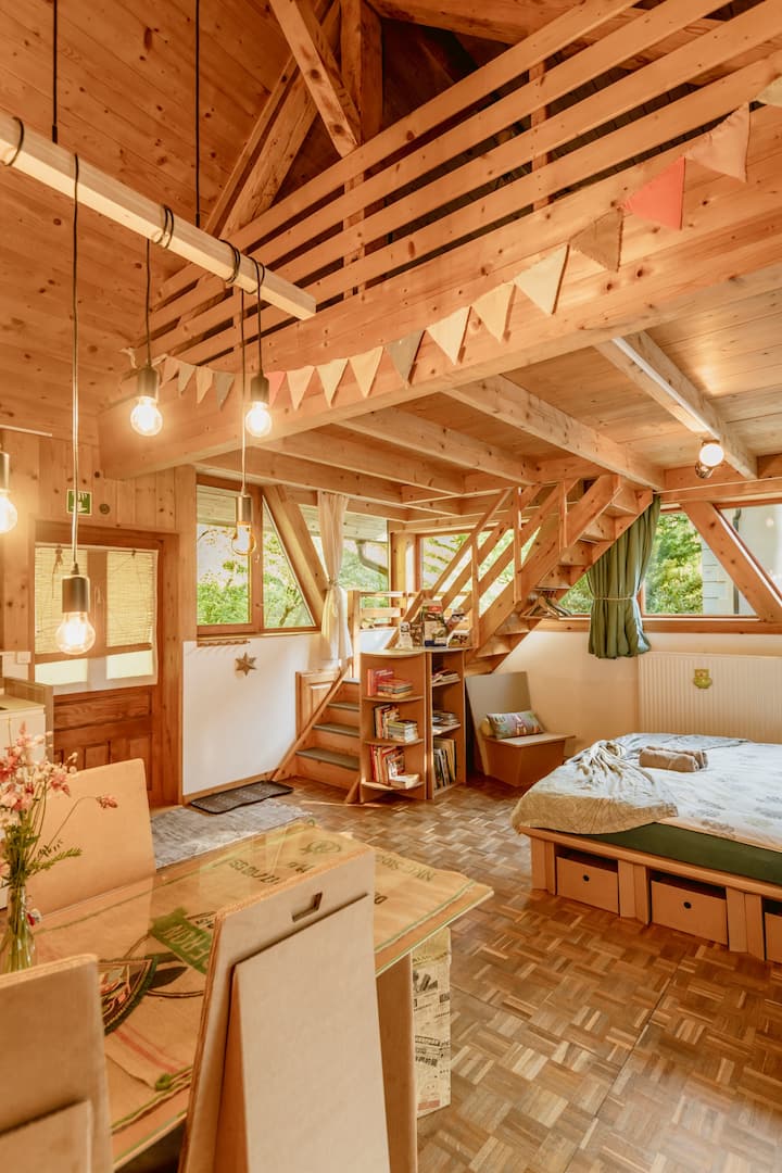 Le Cocon - Eco-chalet Bel Oiseau (1-5 Pers.) - Porrentruy