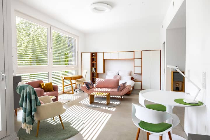 Bright, Hight Ceiling, Garden View - Berlin