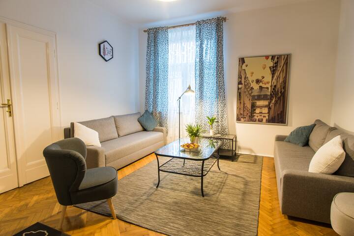 Wonderfull 110m2 Apartment, 2 Bedrooms, Old Town - Cracovia