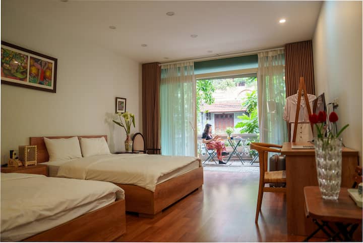 3 Old Quarter Balconies• Free-laundry•lift•rooftop - Hanoi