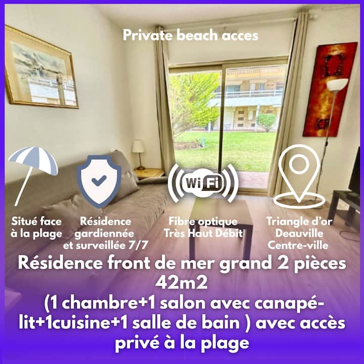 ÉLégance Au Cœur De Deauville 42m2 - Terrasse&wifi - Deauville