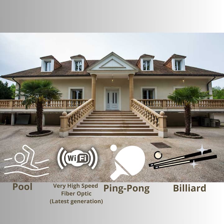 Villa De Luxe 600m2 Piscine Paris Jo 2024 - Thoiry