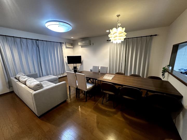 Pet Friendly! 148㎡/4br! Free Parking! Group Stay. - Hakodate