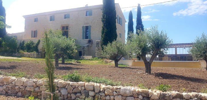 Maison Provençale Avec Piscine à Débordement Aix - Cabriès