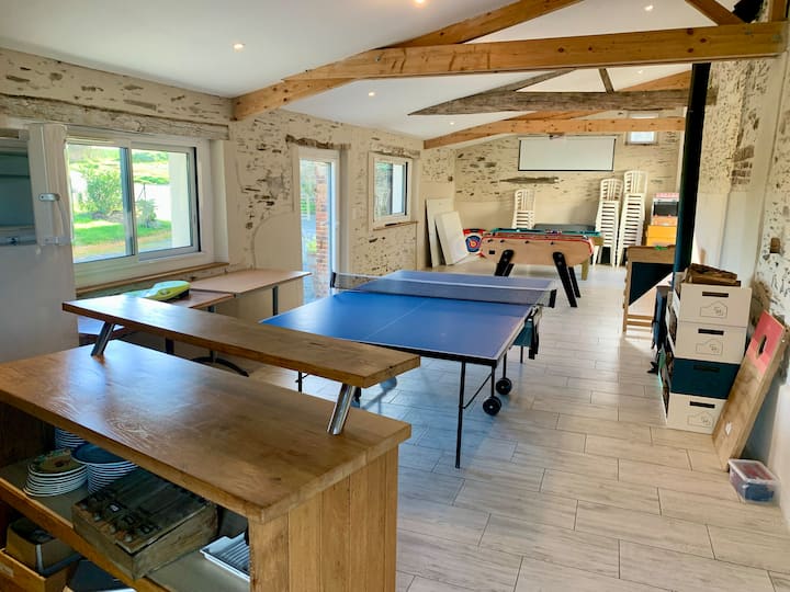 Gîte Salle De Jeux Avec Flipper à35 Min Puy Du Fou - Beaupréau