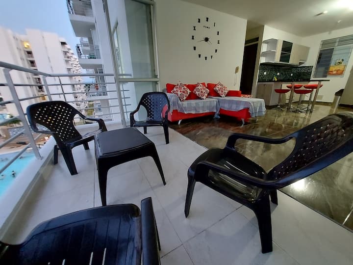 Acogedor Apartamento En Girardot, 3 Habitaciones - Girardot