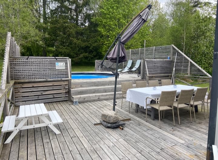 Underbar Pool Villa I Dalsland - Bengtsfors