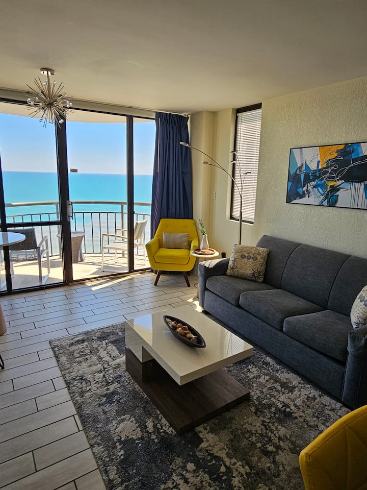 Direct Oceanfront Beach Condo With Amazing View - Myrtle Beach