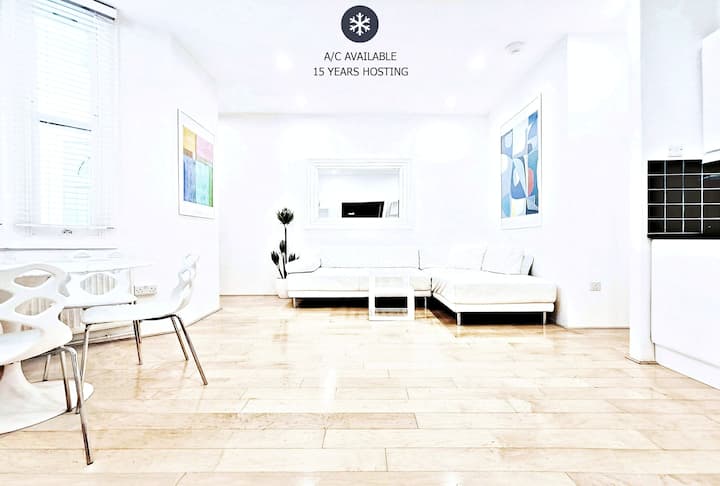 Luxe Flat 2 Big Beds Large Living + Double Bedroom - Earls Court
