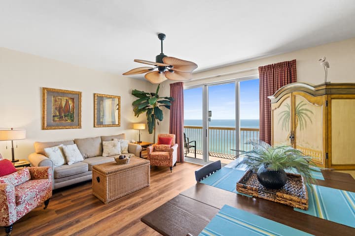 Walk To Pier Park | Beachfront 19 Floor At Calypso - Panama