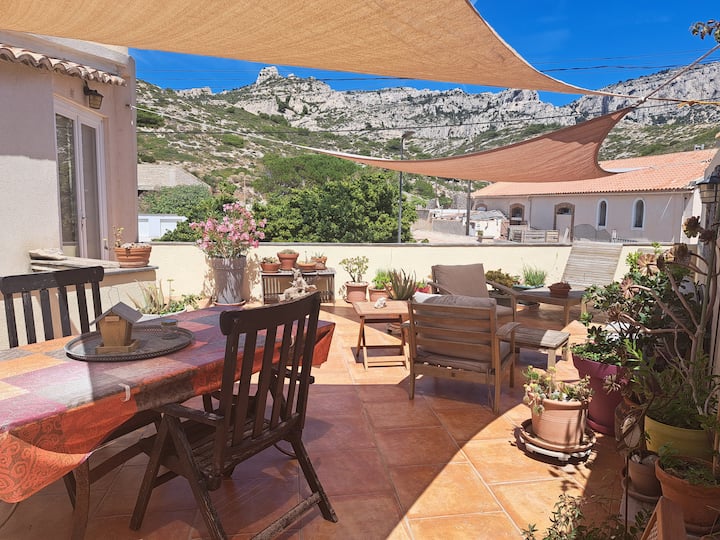 Entre Mer Et Colline.
Grande Terrasse Avec Vue - Marseille