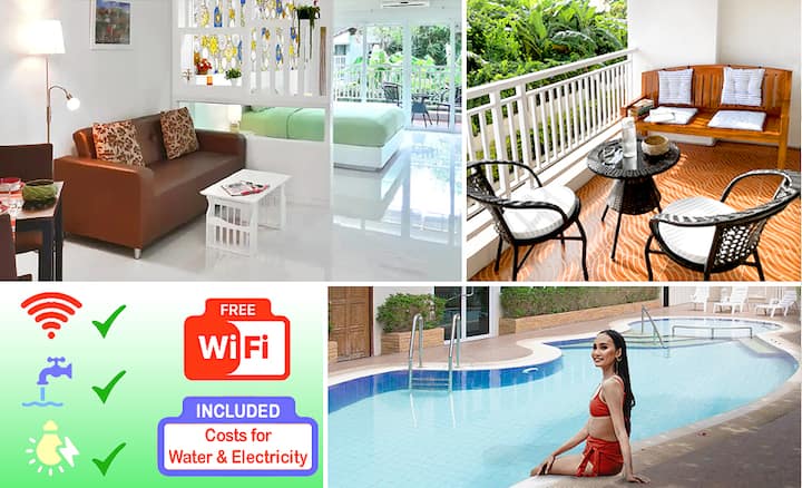 52 Sqm Studio, Central Hua Hin, Pools, Fast Wi-fi - Hua Hin