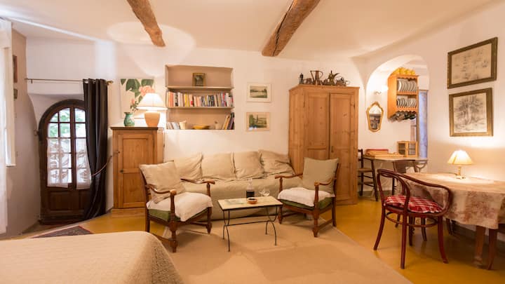 Joli Studio En Rdc Frais Et Calme - Lourmarin
