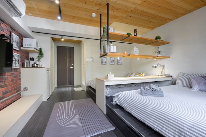 5-min To Mrt Zhongxiao Fuxing /Elevator/balcony/ - Da’an District