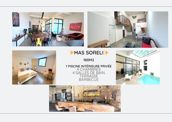 Mas Raffiné 180m² Avec Patio & Piscine à Mauguio - La Grande-Motte