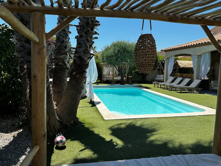 Appart Le Mary/4 Pers/1ier éTage/piscine/jacuzzi. - Frontignan
