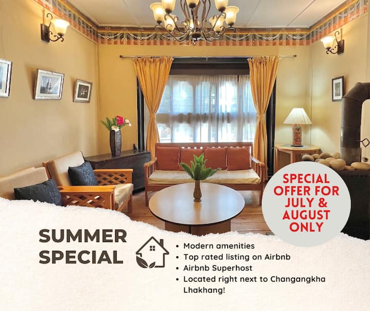 Khang Heritage: 6 Bedroom Comfy Private Abode - Thimphu