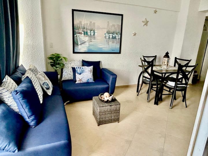 Cómodo Departamento Sobre Costera Zona Tradicional - Acapulco