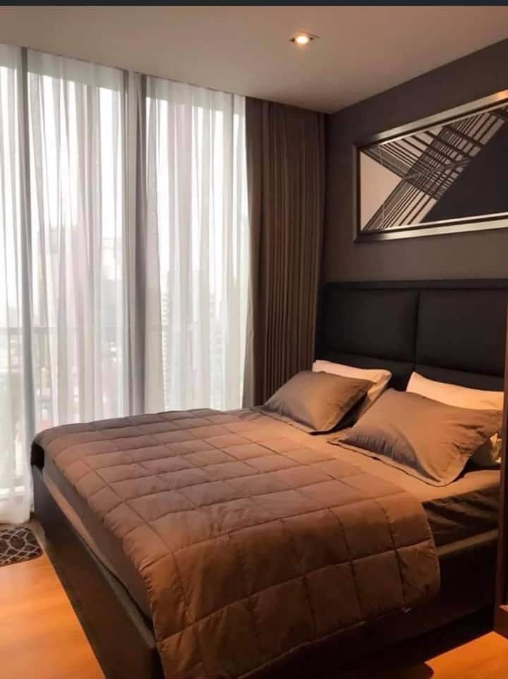 Luxury 1br/center Bkk+cbd/bts Phromphong - Khlong Toei