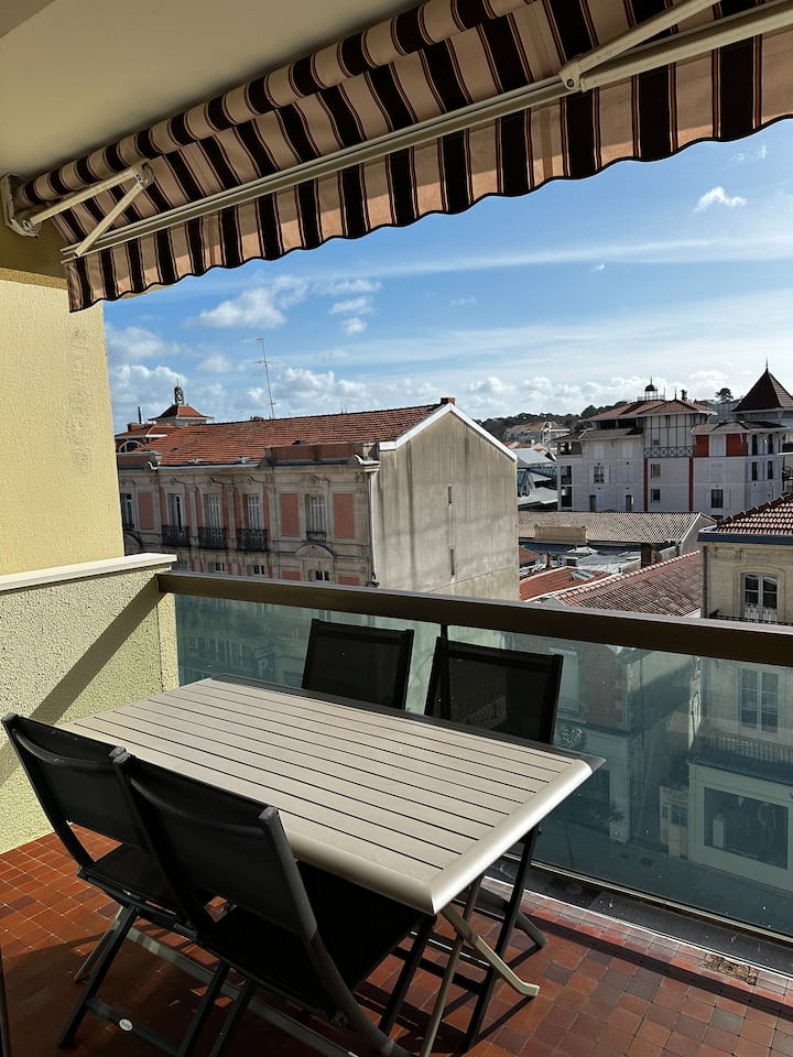 Appartement Vue Mer Avec 2 Balcons, Proche Plage - Arcachon