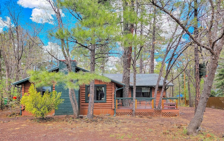 The Ohana Lodge - Rustic Cabin W/deck, Bball & Bbq - Arizona