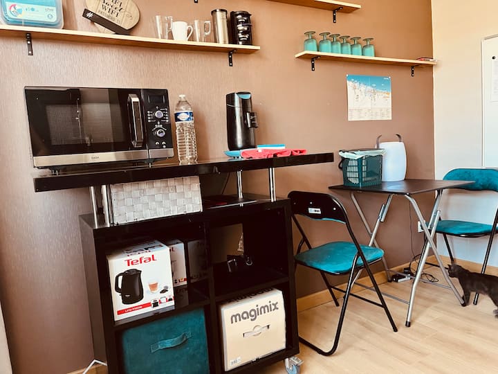 Chambre Lit 1 Personne Et Bureau - Dunkerque